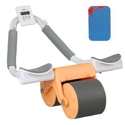 Taylor & Brown Abs Roller Wheel with Timer, Automatic Rebound Ab Roller ...