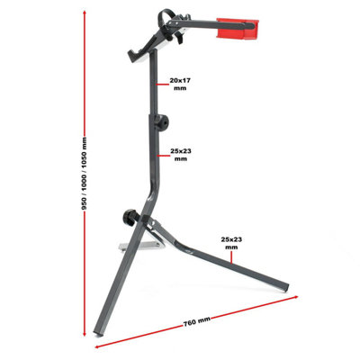 Taylor & Brown Adjustable Bike Repair Stand, Folding Workstand, 95105cm ...