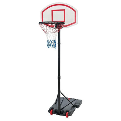 Taylor & Brown Adjustable Kids Basketball Hoop and Stand, 5.4ft - 6.7ft ...