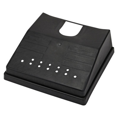 Taylor & Brown Black Plastic Outdoor Drain CoverAntiLeaf Blockage Guard ...