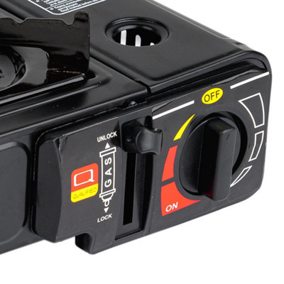 TAYLOR & BROWN BLACK PORTABLE CAMPING STOVE WITH CARRY CASE, AUTO ...