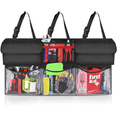 Taylor & Brown Car Boot Storage Organiser, Waterproof Foldable Back ...