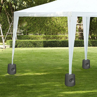 Taylor & Brown Gazebo Leg Weights Set of 4, Fill with Sand/Water ...