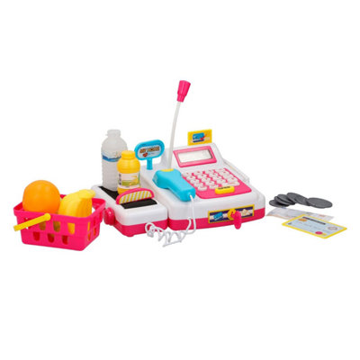 TAYLOR & BROWN KIDS TOY CASH REGISTER WITH SCANNER, LIGHTS, SOUNDS ...