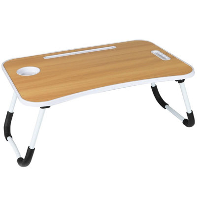 Taylor & Brown Laptop Bed Table Foldable Standing Desk, Breakfast Tray ...