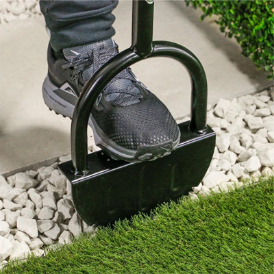 Taylor & Brown Lawn Edging ToolStep Edger with Long Handle for Garden ...