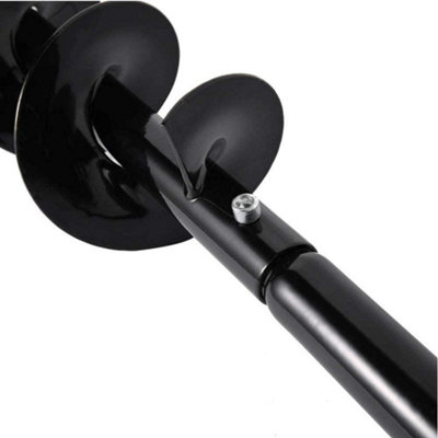 Taylor & Brown Manual Hand Drill, 10CM Spiral Steel Earth Auger for ...