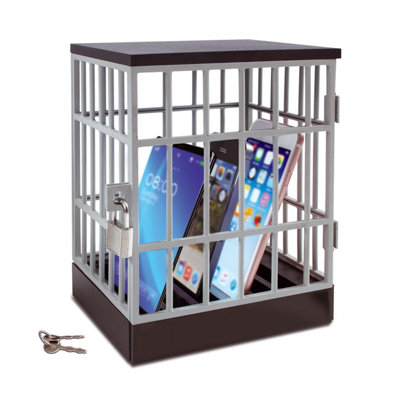 Taylor & Brown Mobile Phone Jail Fun Novelty Locker up to 6 Smartphones ...