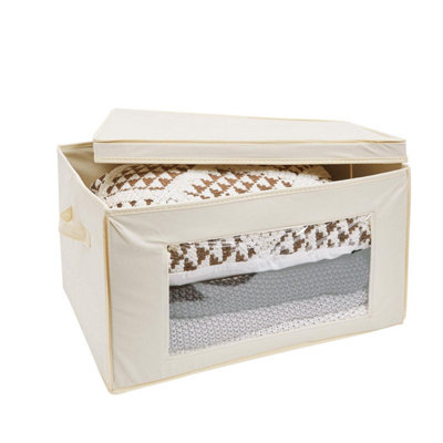 Taylor & Brown Storage Box Collapsible Laundry Basket with Transparent ...