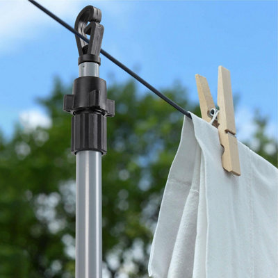 Taylor & Brown Telescopic Washing Line Prop Poles, Heavy Duty ...