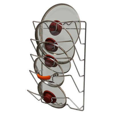 Taylor & Brown Wall or Door Mounted Kitchen Cupboard Rack - Metal Wire ...