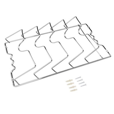 Taylor & Brown Wall or Door Mounted Kitchen Cupboard Rack - Metal Wire ...