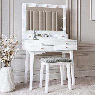 Bedroom set with makeup vanity store