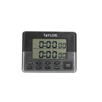 Taylor Pro Stainless Steel Dual Event Digital Timer