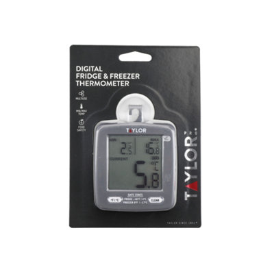 Taylor Pro Stainless Steel Freezer and Fridge Temperature Thermometer