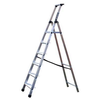 TB Davies 6 Tread Maxi Platform (1.36m) Step Ladder | DIY at B&Q