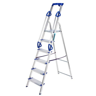 TB Davies 6 Tread Premier XL Platform (1.27m) Step Ladders | DIY at B&Q
