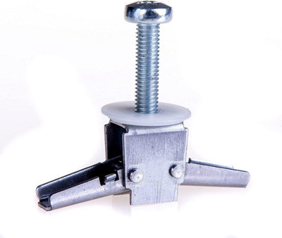 TBolt heavy duty METAL Plasterboard Fixing TV Mounting Kit 4 Pack Holds ...