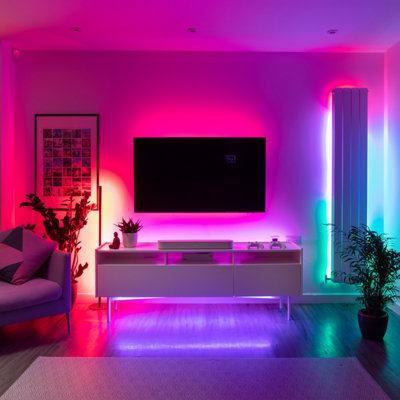 TCP Smart Strip Light RGBIC IP20 5M UK with Customisable Colors and ...