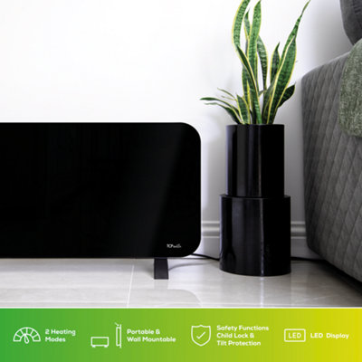 TCP Smart WiFi Glass Panel Heater 2000W, Alexa Compatible, Open Window ...