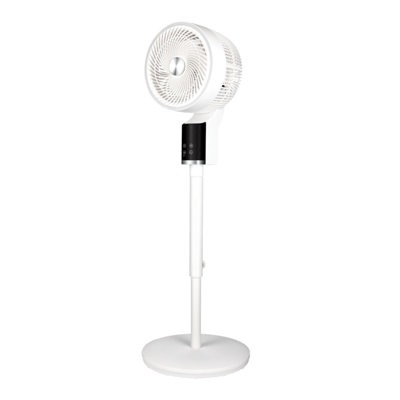 TCP WHITE PEDESTAL FAN, QUIET, POWERFUL COOLING WITH 3D OSCILLATION ...