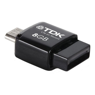 TDK 938472 - Memory 2 in 1 of 8 GB (mini USB to USB 2.0)