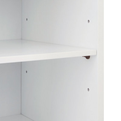 Teamson Home Bathroom Floor Cabinet, Wooden Cabinet with Drawer ...