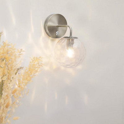 Teamson Home Dimmable Wall Light with Touch Sensor, Wall Sconce with ...