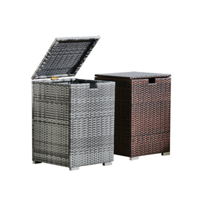 Teamson Home Gas Bottle Tank Rattan Cover Storage, For Up To 9kg, Gas ...