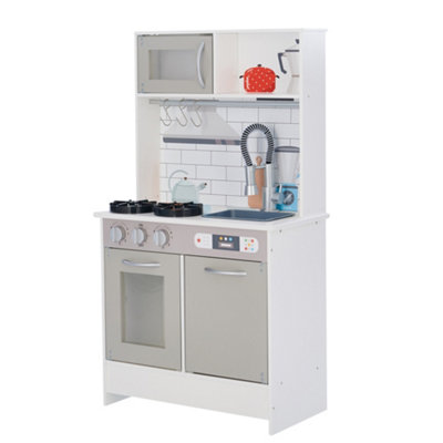 Teamson Kids Valencia Wooden Interactive Play Kitchen Playset Toy with ...