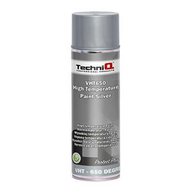TechniQ Protect Plus Silver Very High Temp Paint VHT650 Degrees 500ml