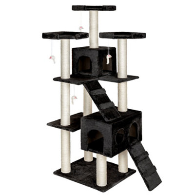 tectake Cat tree scratching post Knuti - cat scratching post cat tower ...