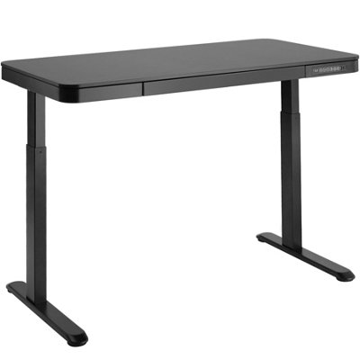 tectake Desk Zola - Electrically height-adjustable computer desk (72 ...