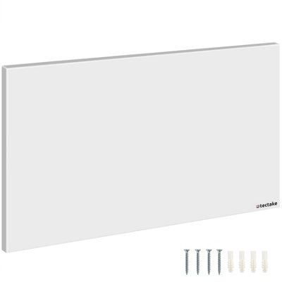 tectake Electric Radiator Incl. wall mount and stand - Infrared heater ...