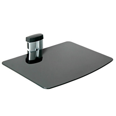 tectake Floating shelf with 1 compartment for a DVD player and receiver ...