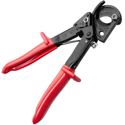 tectake Ratchet Cable Cutter - Ratchet Cable Cutter wire cutter - red ...