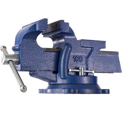 tectake Vice 360 degree turnable - bench vice workbench vice - 125 mm ...