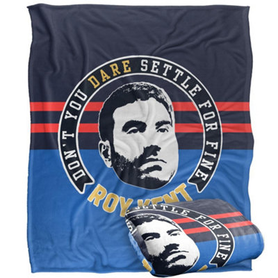 Ted Lo Dont Settle For Fine Roy Kent Blanket Multicoloured (One Size)