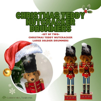 Teddy Bear Nutcracker Decoration - 60cm