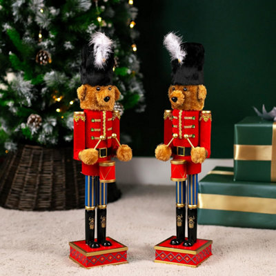 Teddy Bear Nutcracker Decoration - 60cm