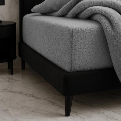 Teddy Fitted Sheet 30cm Extra Deep Soft Cuddly Soft Touch Bedding | DIY ...