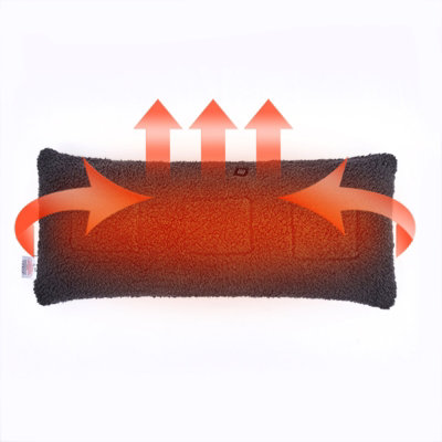 Teddy Fleece Heated Body Pillow