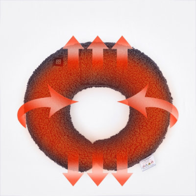 Teddy Fleece Heated Neck Pillow