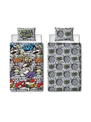 Teenage Mutant Ninja Turtles Power Single Duvet Cover and Pillowcase Set