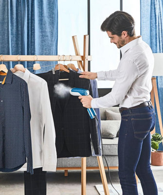 Tefal DT6130G0 Access Steam First Handheld Light Fast Garment Steamer Blue