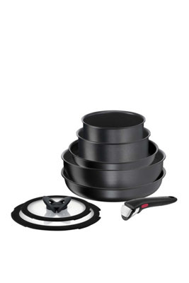 Tefal L7629242 Ingenio Daily Chef 8-piece Set Black