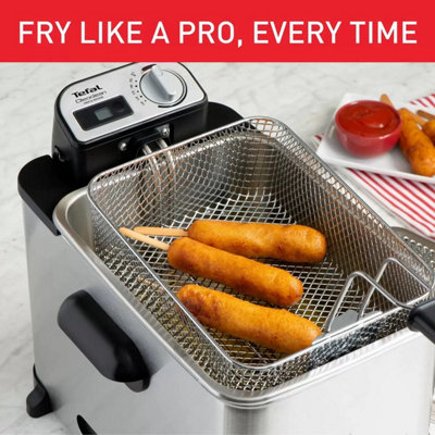 Tefal Oleoclean Pro Deep Fryer 3.5L FR8058G0 with Automatic Oil ...
