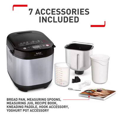 Tefal Pain & Délices Breadmaker Automatic Machine with Gluten-Free,Non ...