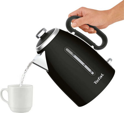Tefal Retra Kettle Fast Boil 3000 W 1.7L Matt Black KI780N40