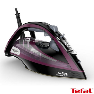 Tefal Ultimate Pure Steam Iron FV9830G1 MicroScale Filter 240g Boost ...